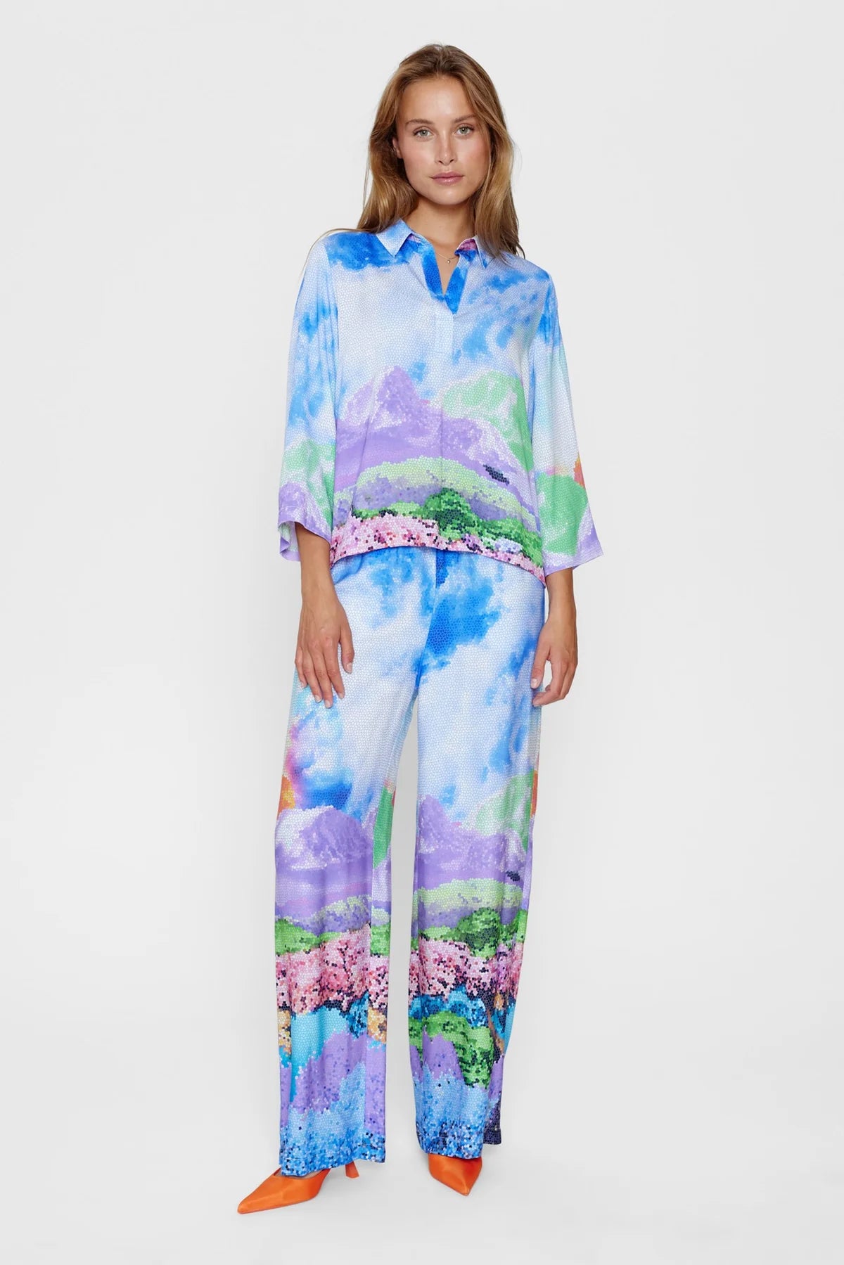 Numph Nuyade Shirt - Super Sonic Blue – Lark London