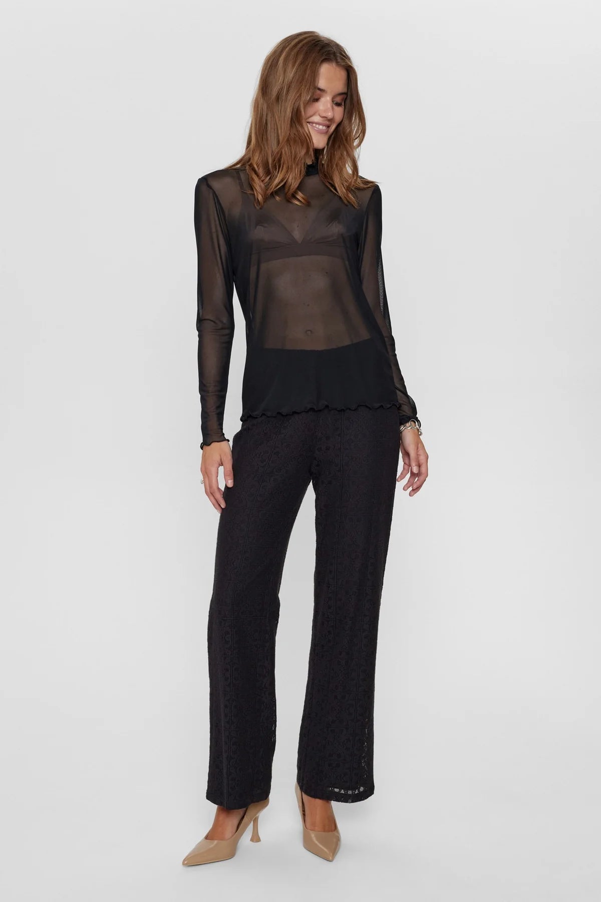 Numph NuPoppy Blouse - Black – Lark London