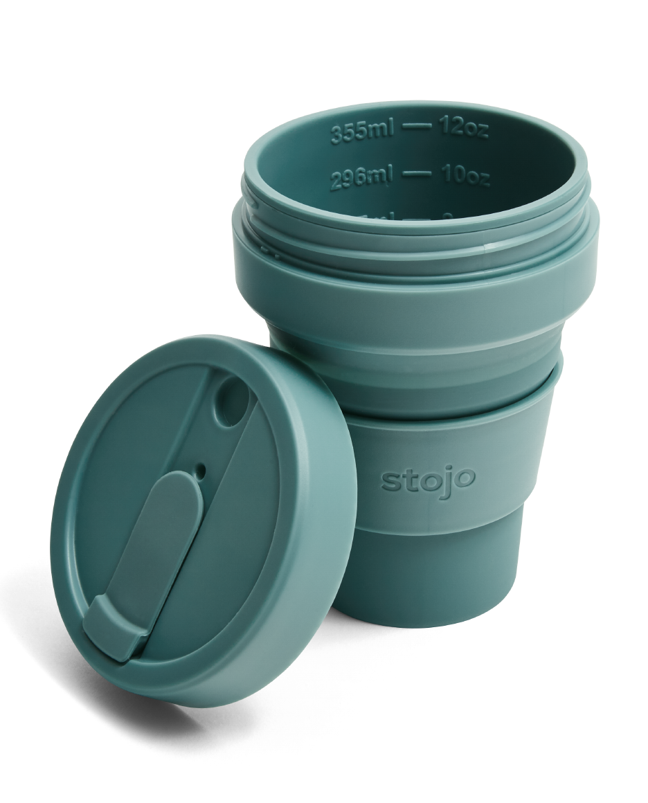 Stojo Collapsible Cup - Eucalyptus – Lark London