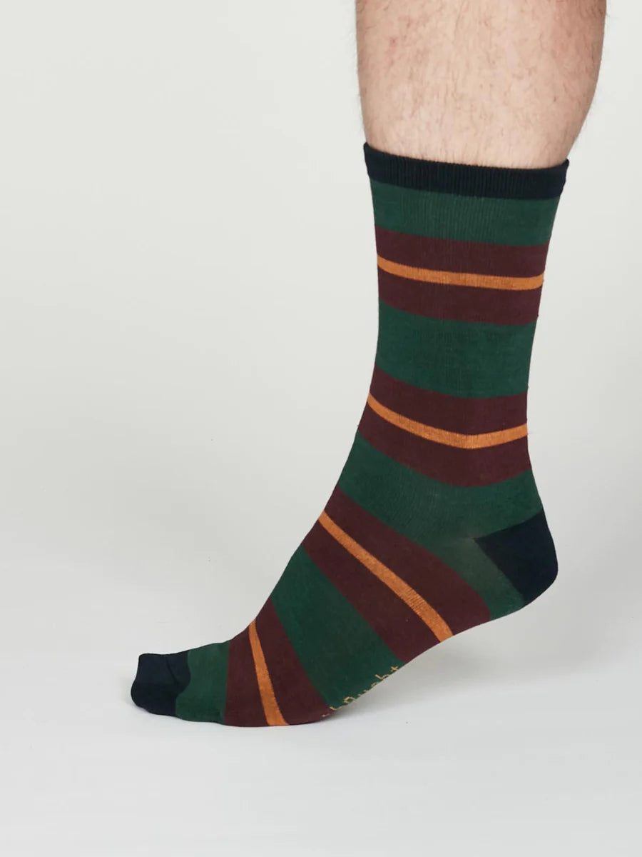 Men's Jacob Socks - Forest Green – Lark London